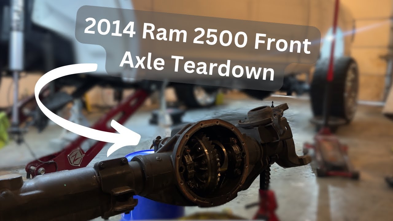 2014 Ram 2500 Front Axle Teardown: Winter Rebuilt Part 3 - YouTube