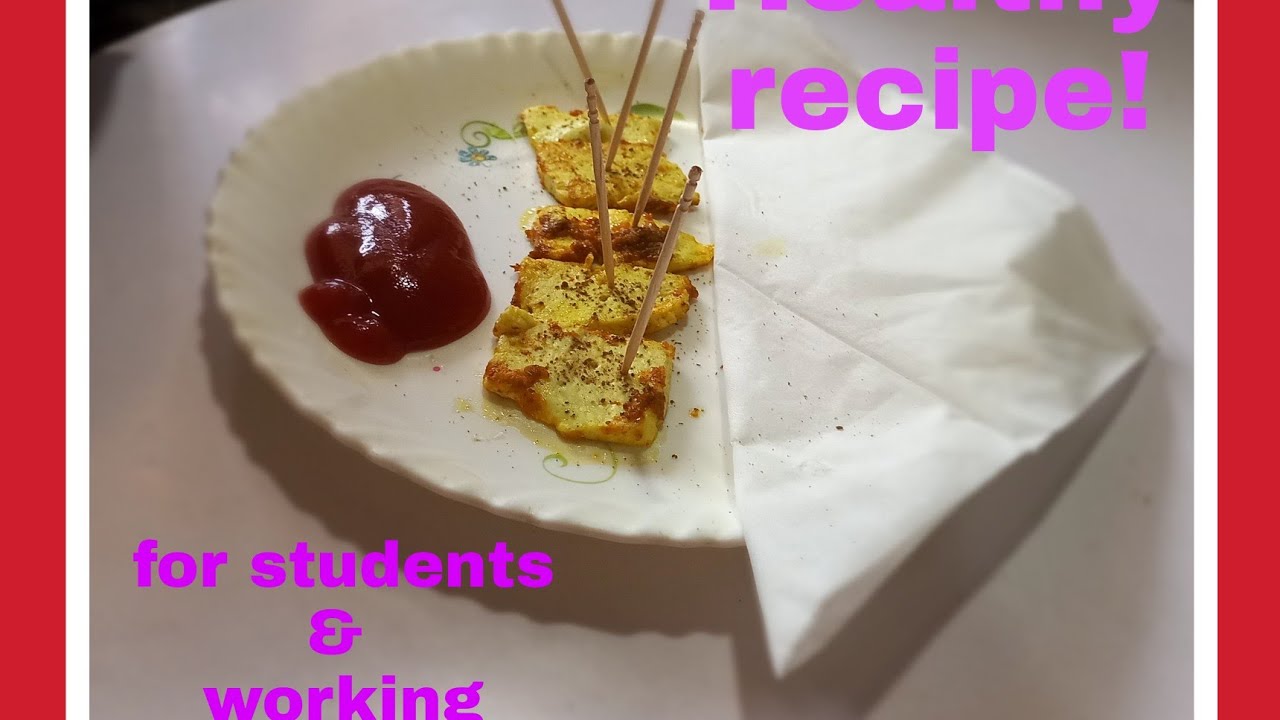 panner stick/healthy and easy recipe/for students and working people ...