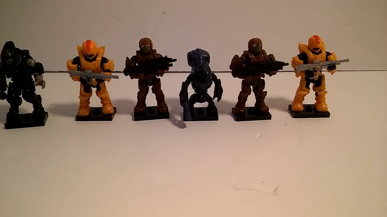 Halo mega blocks Delta series packs opening part 2 - YouTube