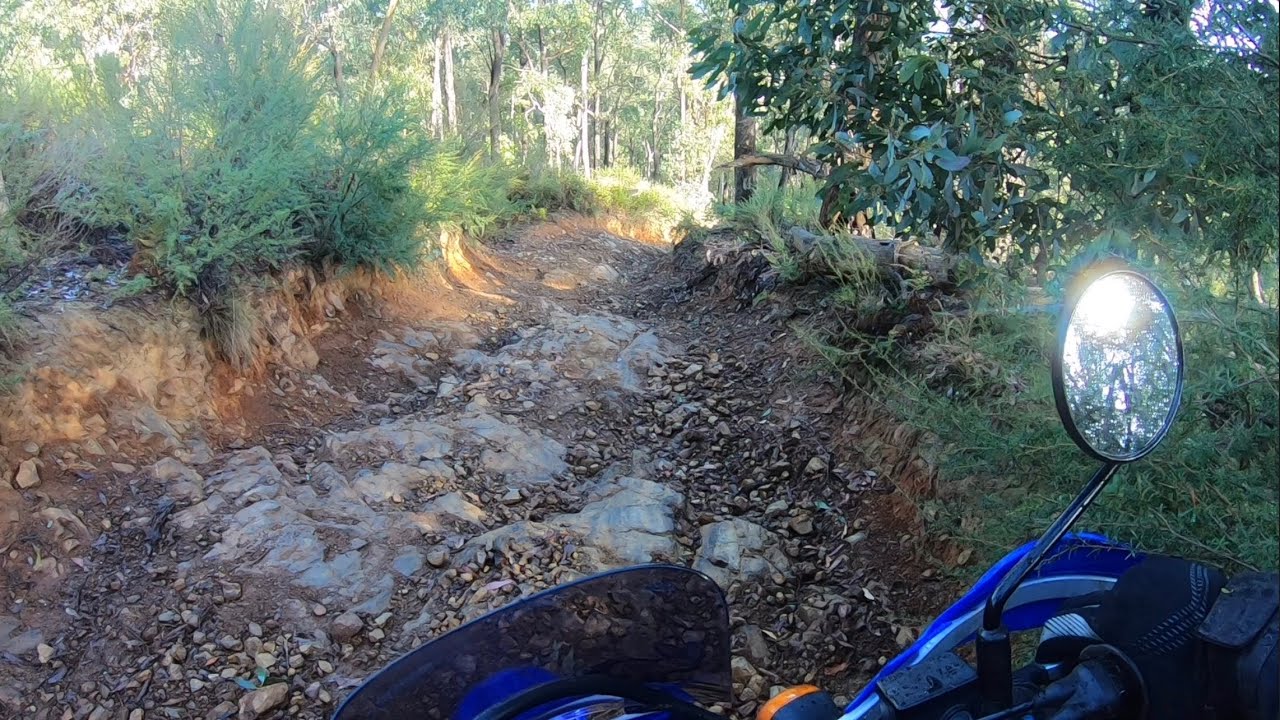 Slippery Gnarly morning ride - YouTube