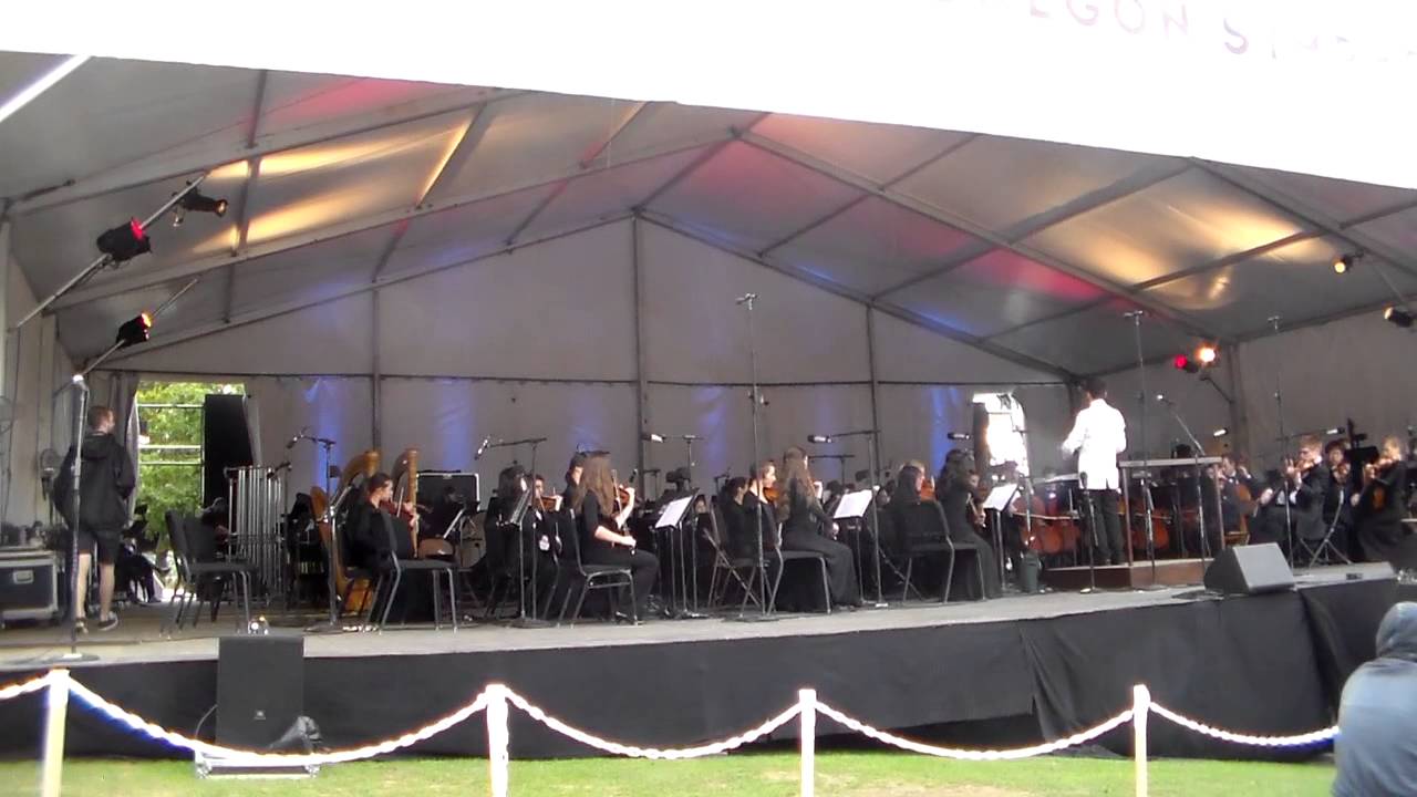 Oregon Symphony Waterfront Concert 9/3/2015 - MYS plays! - YouTube