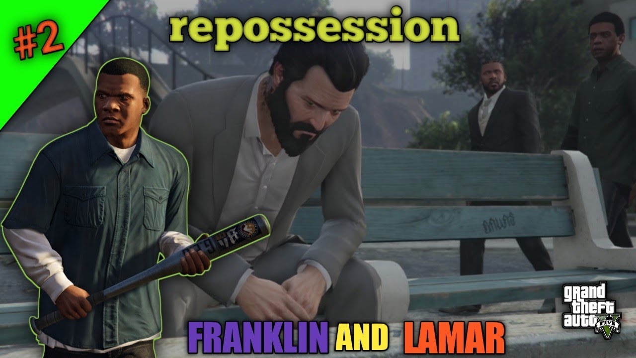 GTA 5 repossession mission GTA V second mission - YouTube