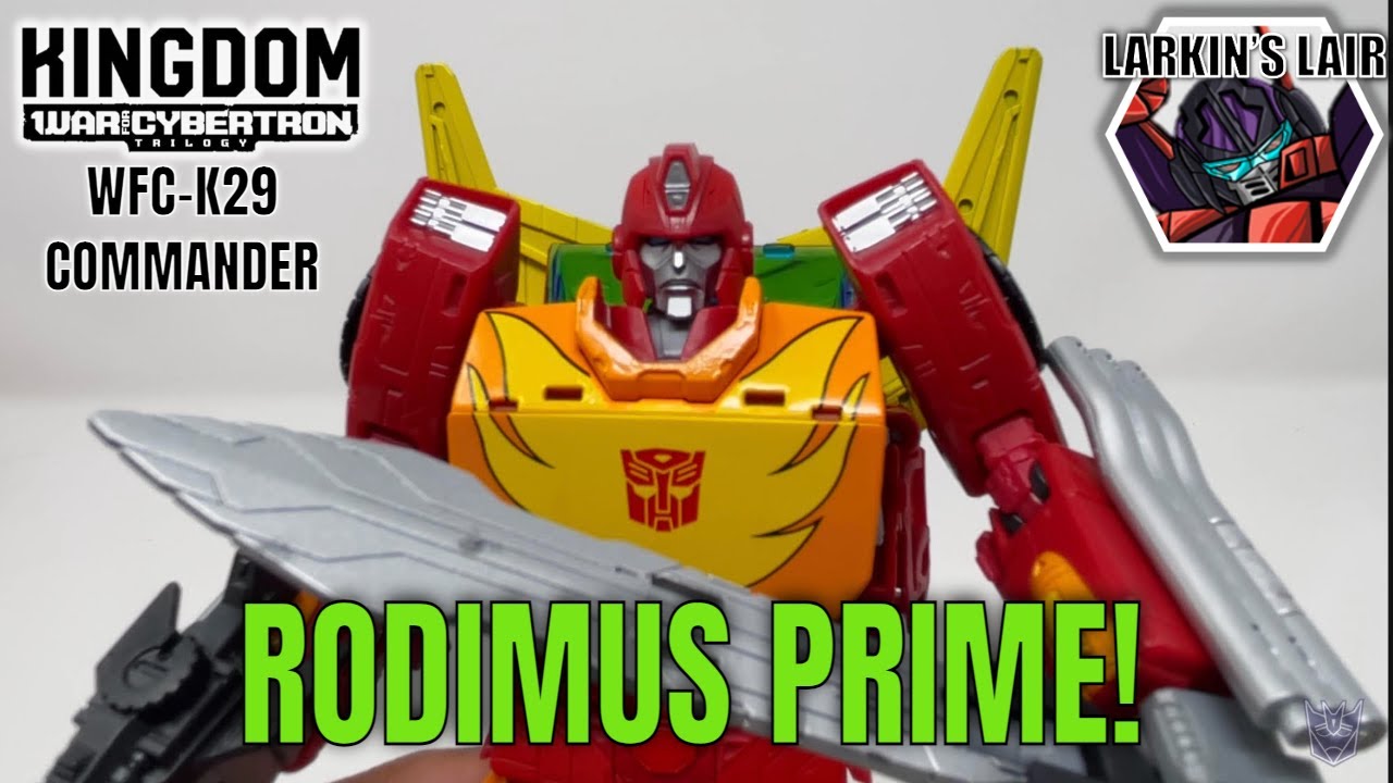 Transformers Kingdom Commander Rodimus Prime Review WFC-K29 (Retail ...