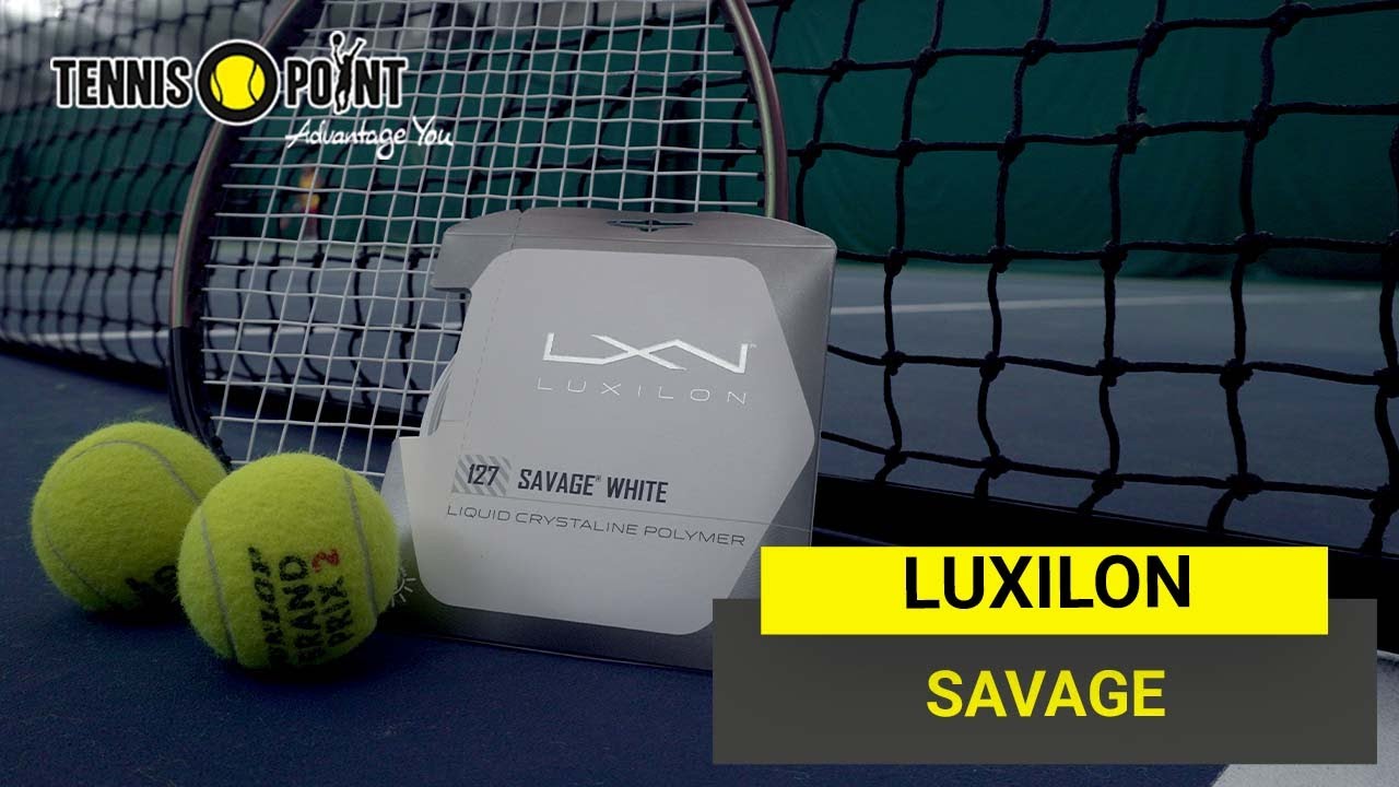 Add 'Savage' Amounts of Spin to your Game with Luxilon Savage | Tennis ...