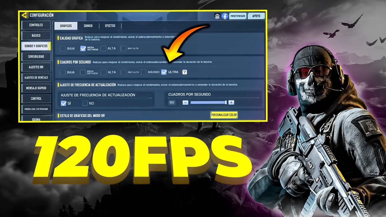 Como Desbloquear 120 FPS para Cod Mobile (MJ y BR) FÁCIL - YouTube
