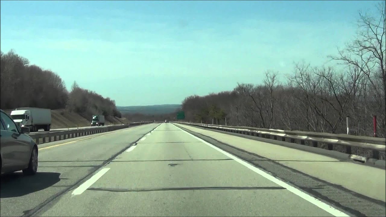 Pennsylvania - Interstate 76 West (PA Turnpike) - Mile Marker 170-160 ...
