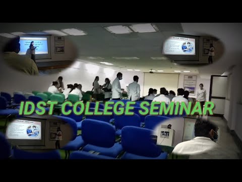 IDST college||Seminar||Dental Practice Management #idst #college - YouTube