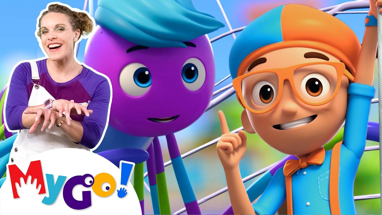 Blippi Wonders | Learn About Spider Webs! | Cartoons For Kids | MyGo ...
