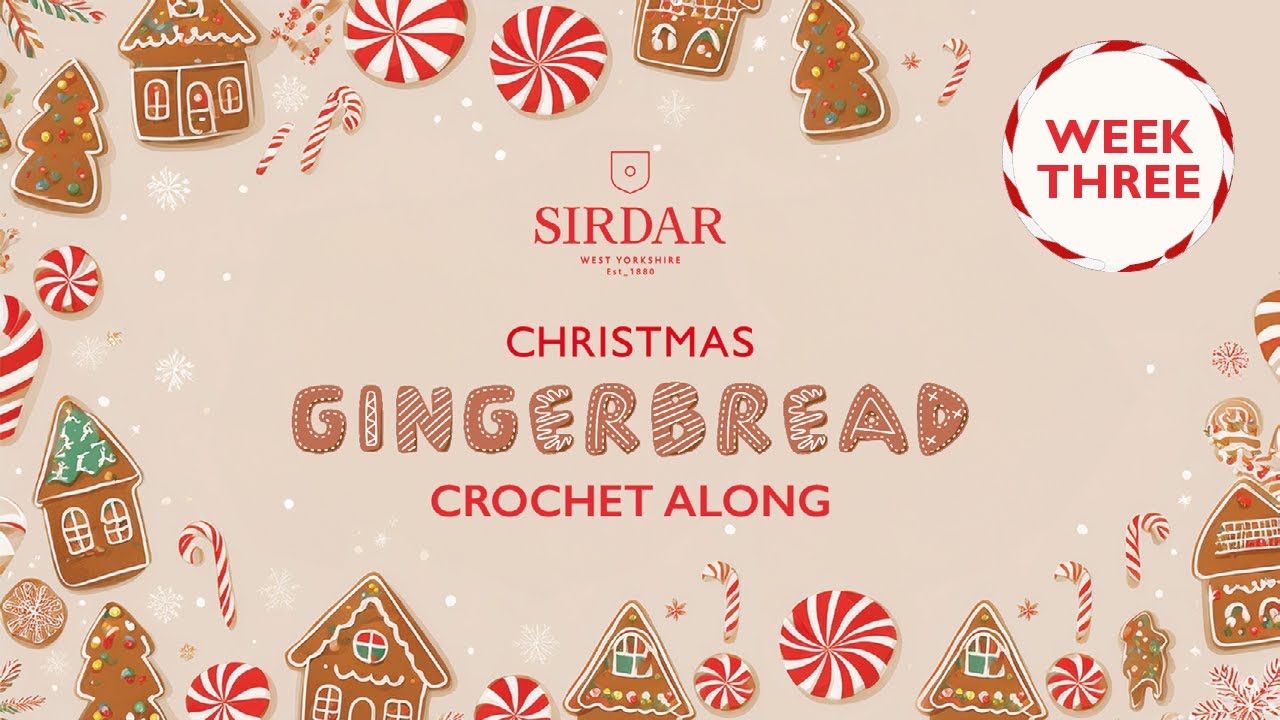 Sirdar Gingerbread Crochet Along: Week 3 - Candy Canes And Peppermint ...