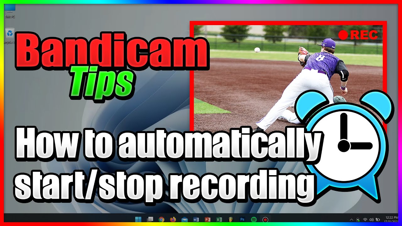 How to automatically start or stop recording - Bandicam - YouTube