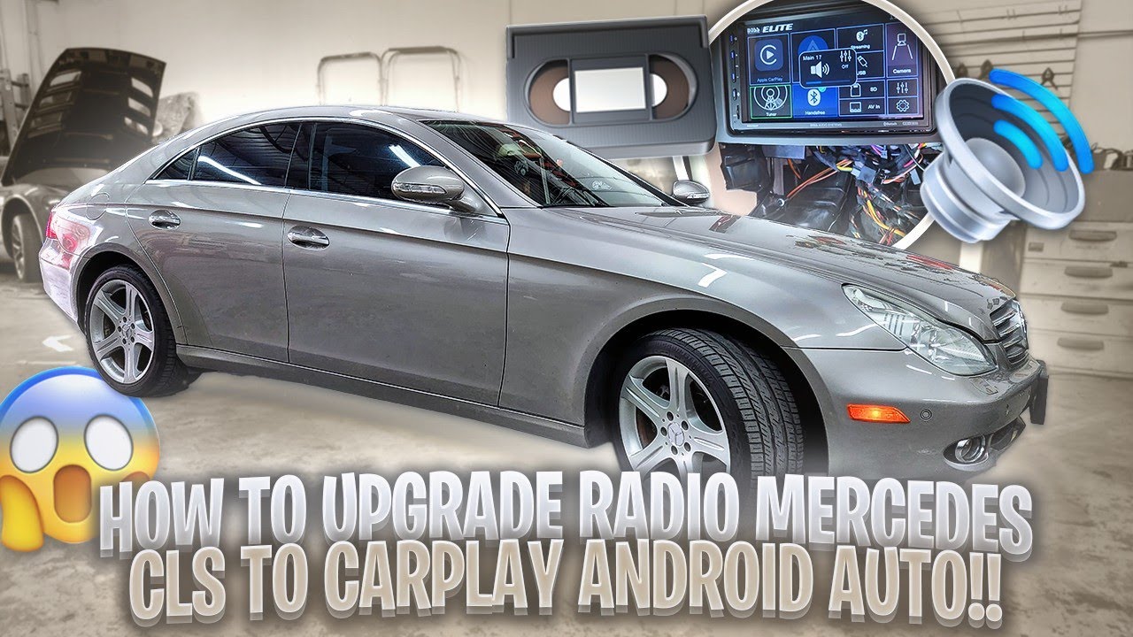 HOW TO INSTALL 2004 TO 2009 MERCEDES CLS RADIO WITH CAR PLAY AND TOUCH