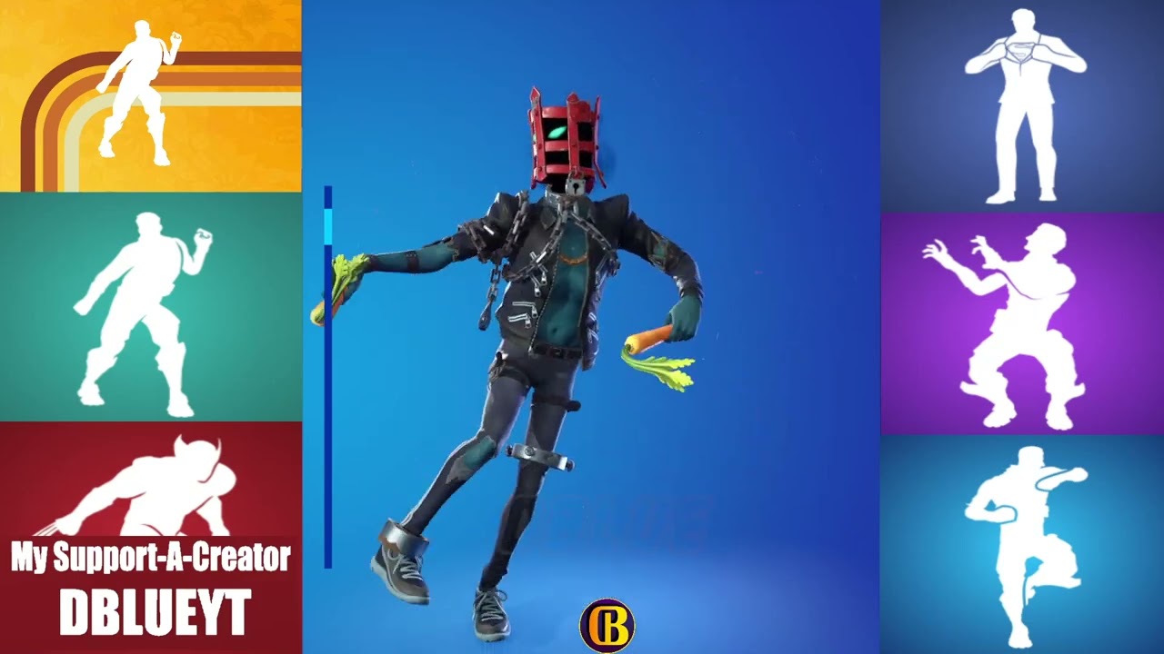 Headlock Performs All Emotes & Dances in Fortnite - YouTube
