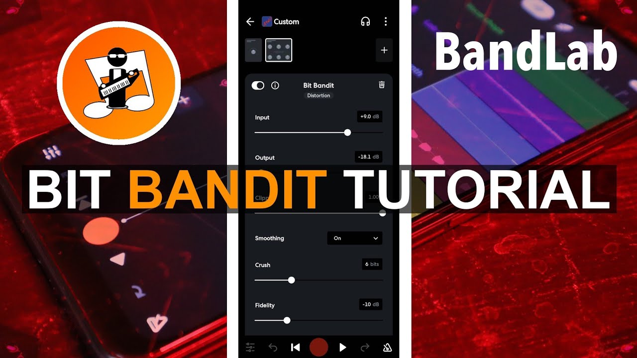 Bandlab Bit Bandit distortion FX Tutorial - YouTube
