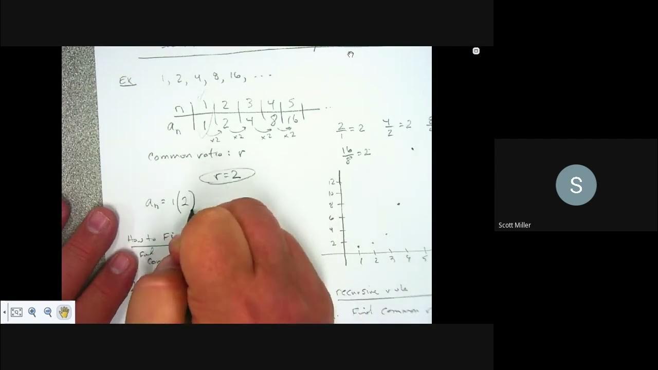 Alg 1 Sec 4 2 geometric sequence - YouTube