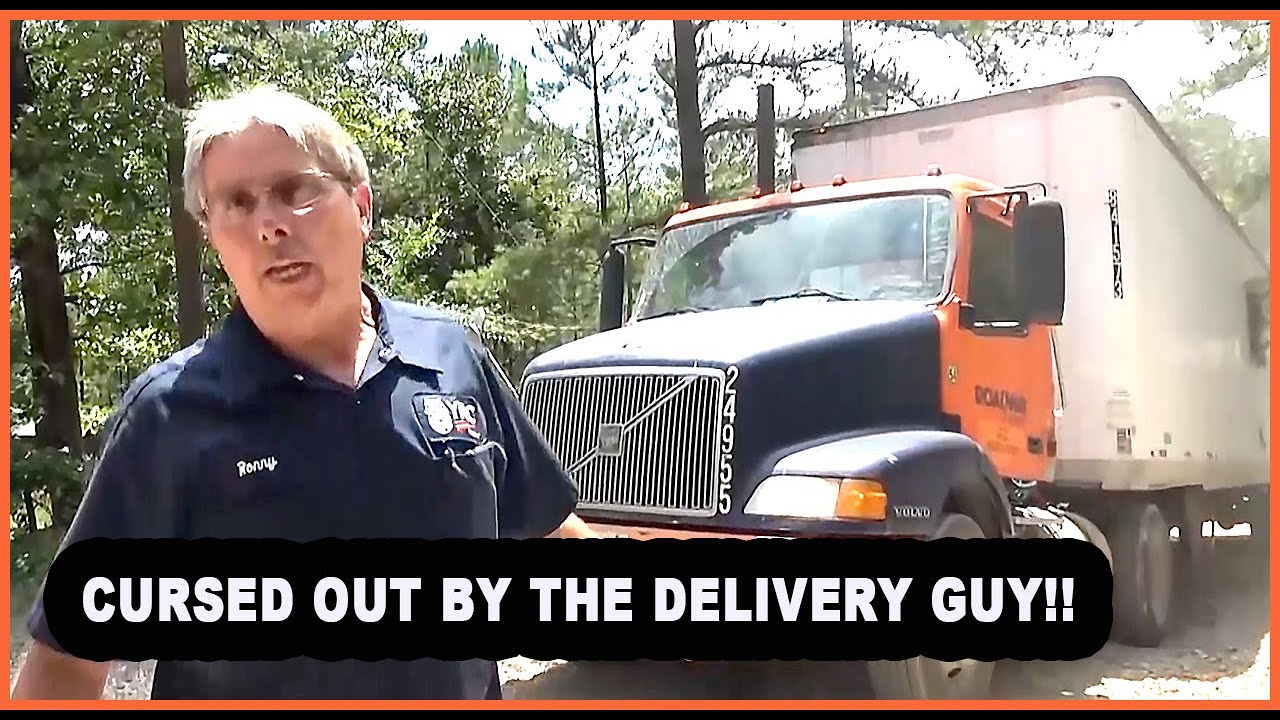 CURSED OUT BY THE DELIVERY GUY!! - YouTube