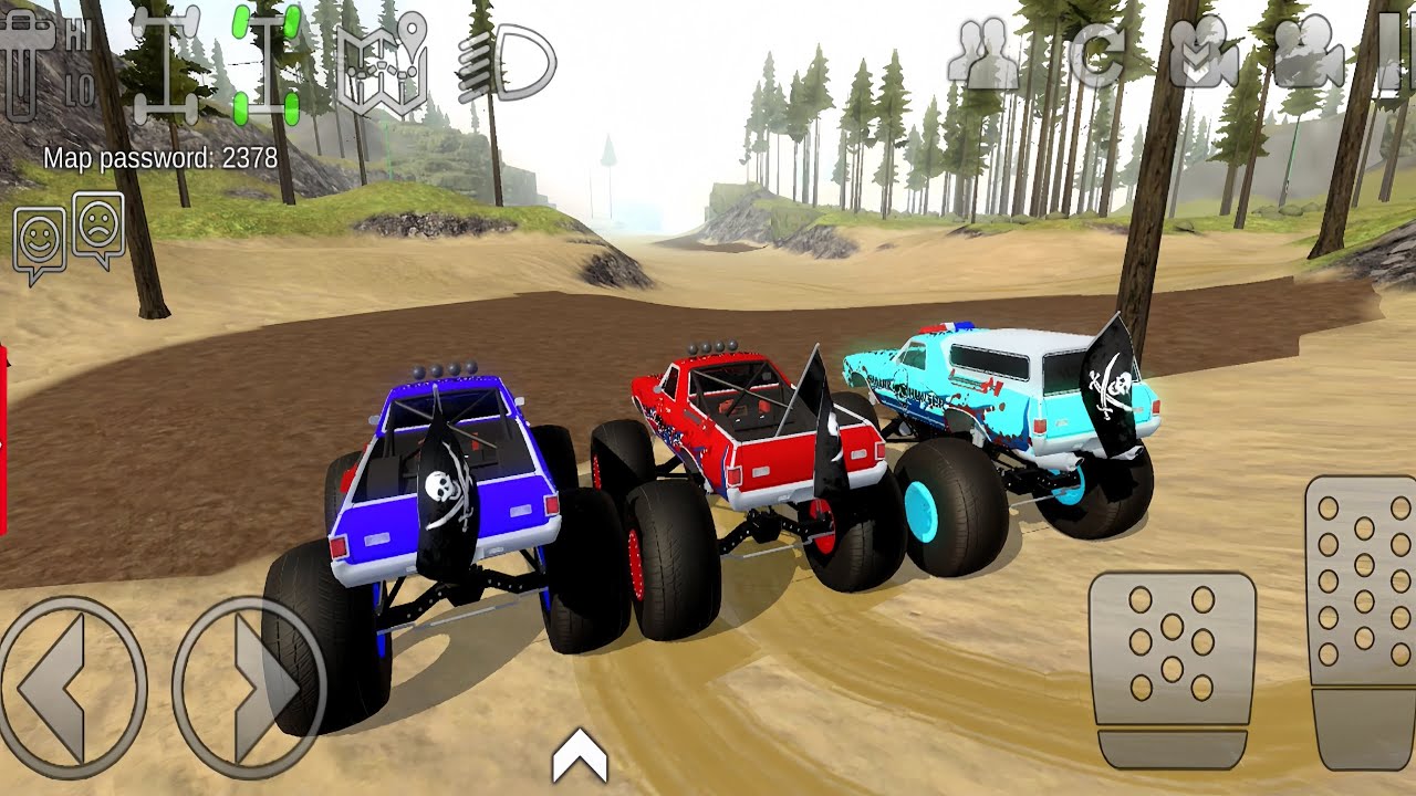 Online Multiplayer Monster Truck 3 Player Off-road Racing Off-road ...