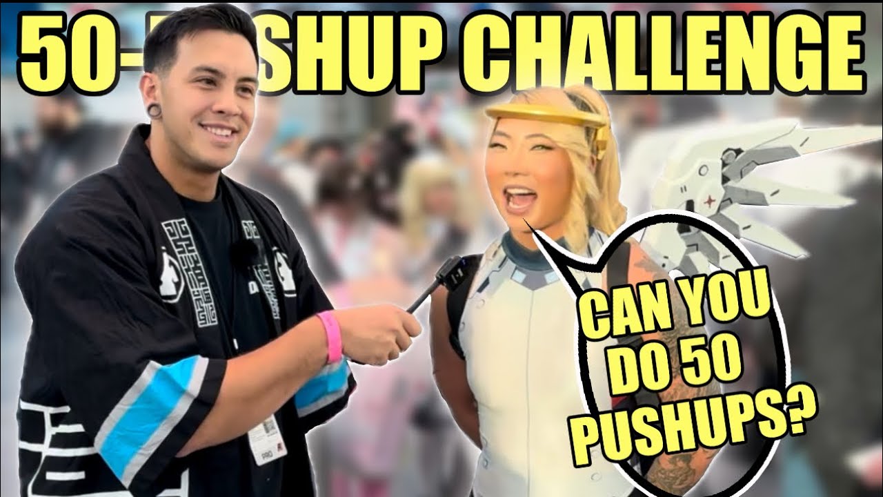 I did a push-up challenge at an Anime Convention - now I'm training to ...