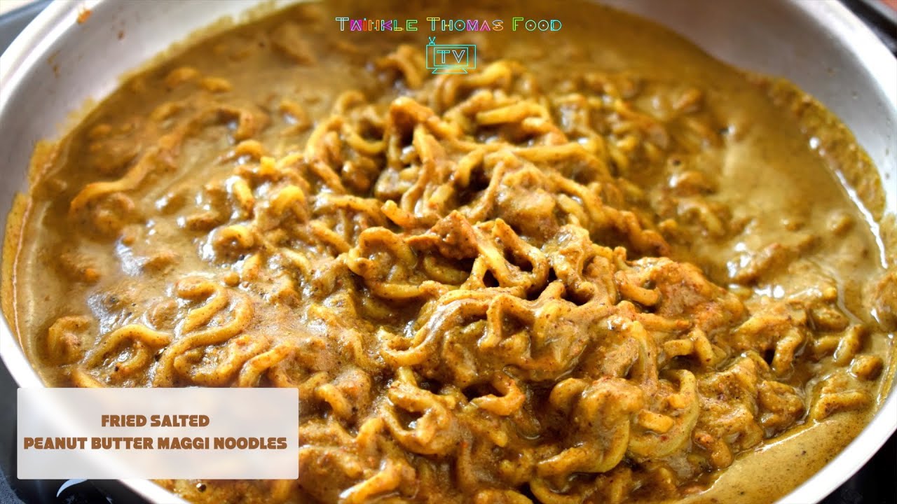 "Savory Twist: Crispy Peanut Butter Maggi Noodles" | Maggi Noodles ...