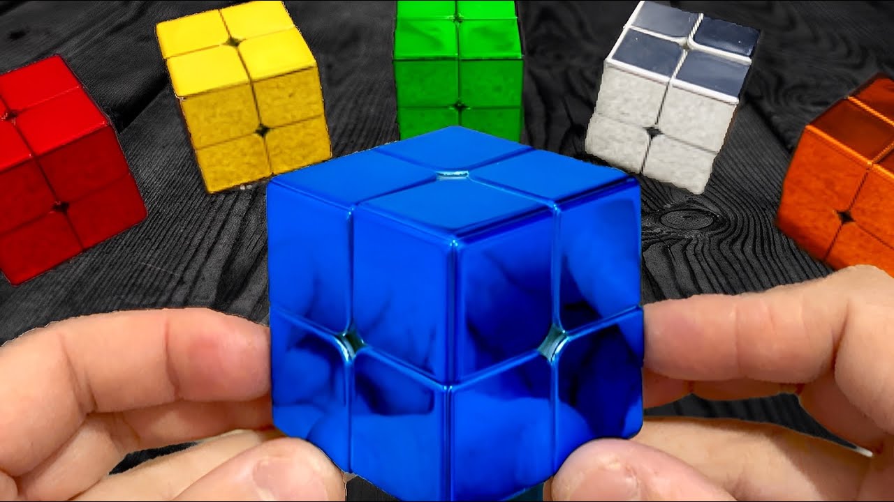 WORLD'S MOST SHINY 2X2 FORCE CUBES - YouTube
