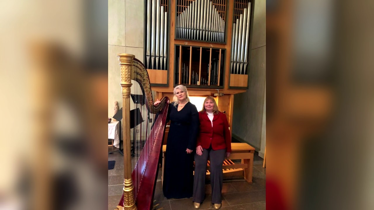 Maria Sidorova (Harp) & Olga Tishechkina (Piano) and (Organ) - YouTube