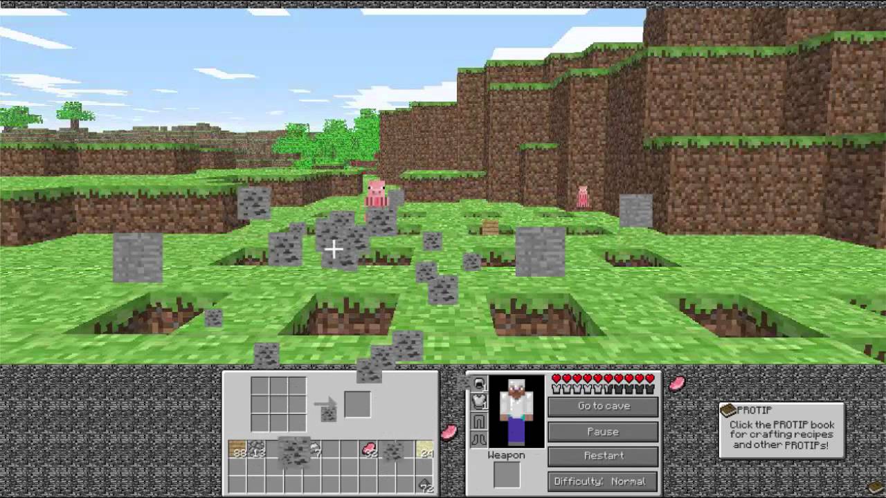 Minecraft Whack A Craft - video game Minecraft - YouTube