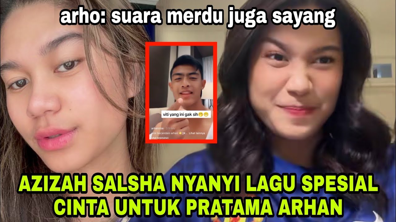 🛑LIVE AZIZAH SALSHA NYANYI LAGU CINTA UNTUK PRATAMA ARHAN, SUARA ZIZE MERDU BANGET - YouTube