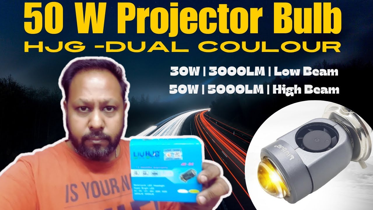 HJG New Projector Bulb | 30W-50W Dual Projector Bulb - YouTube