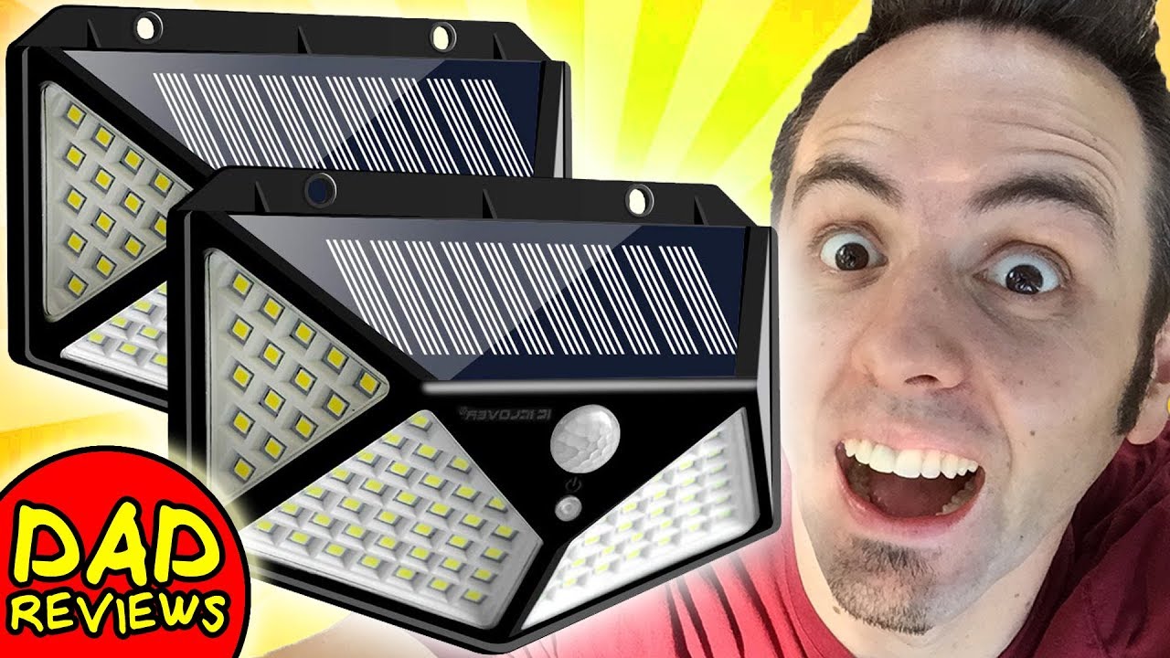 BEST SOLAR OUTDOOR SECURITY LIGHTS? | IC iClover Solar Lights Outdoor ...