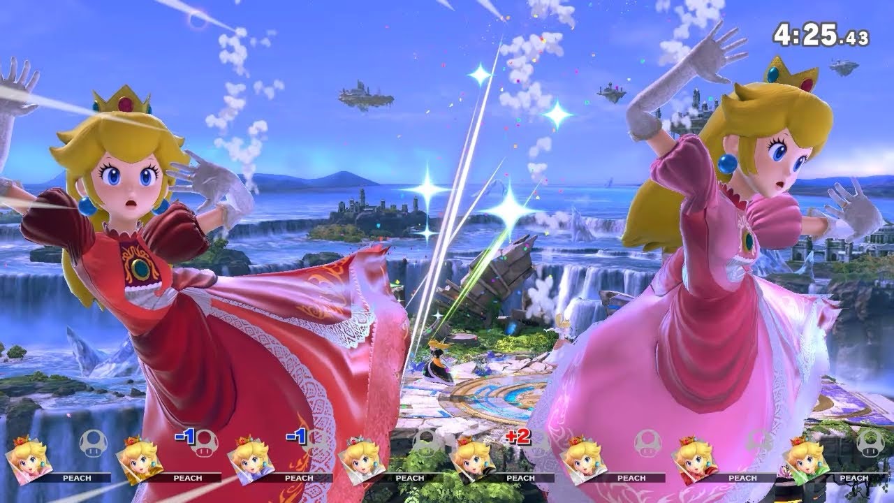 SSBU 8 Peaches Battle (Only Blast and Screen KO) Part 12 - YouTube