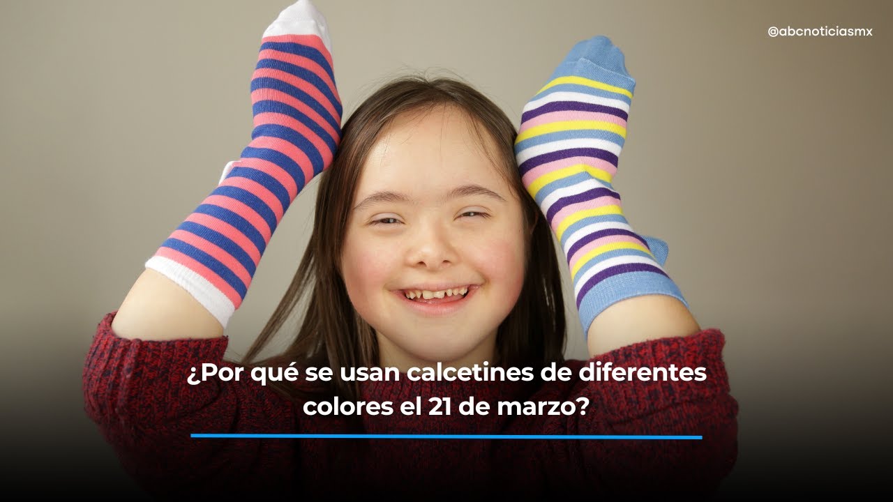 ¿Por qué se usan calcetines de diferentes colores el 21 de marzo? - YouTube