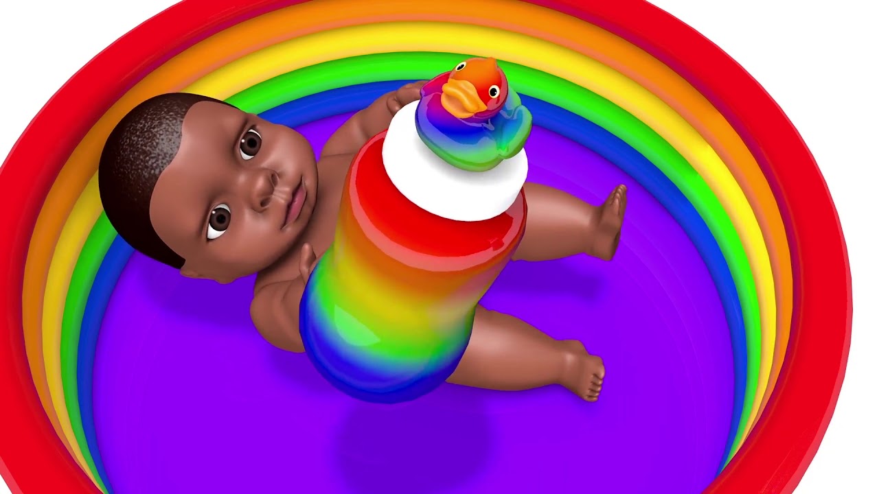 Learn colors with baby and balls - YouTube