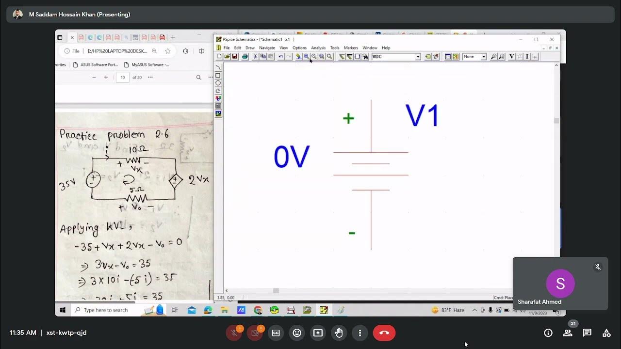 Expt No 4 | Bias Point Detail Analysis of DC Circuit With Dependent Sources Using ...