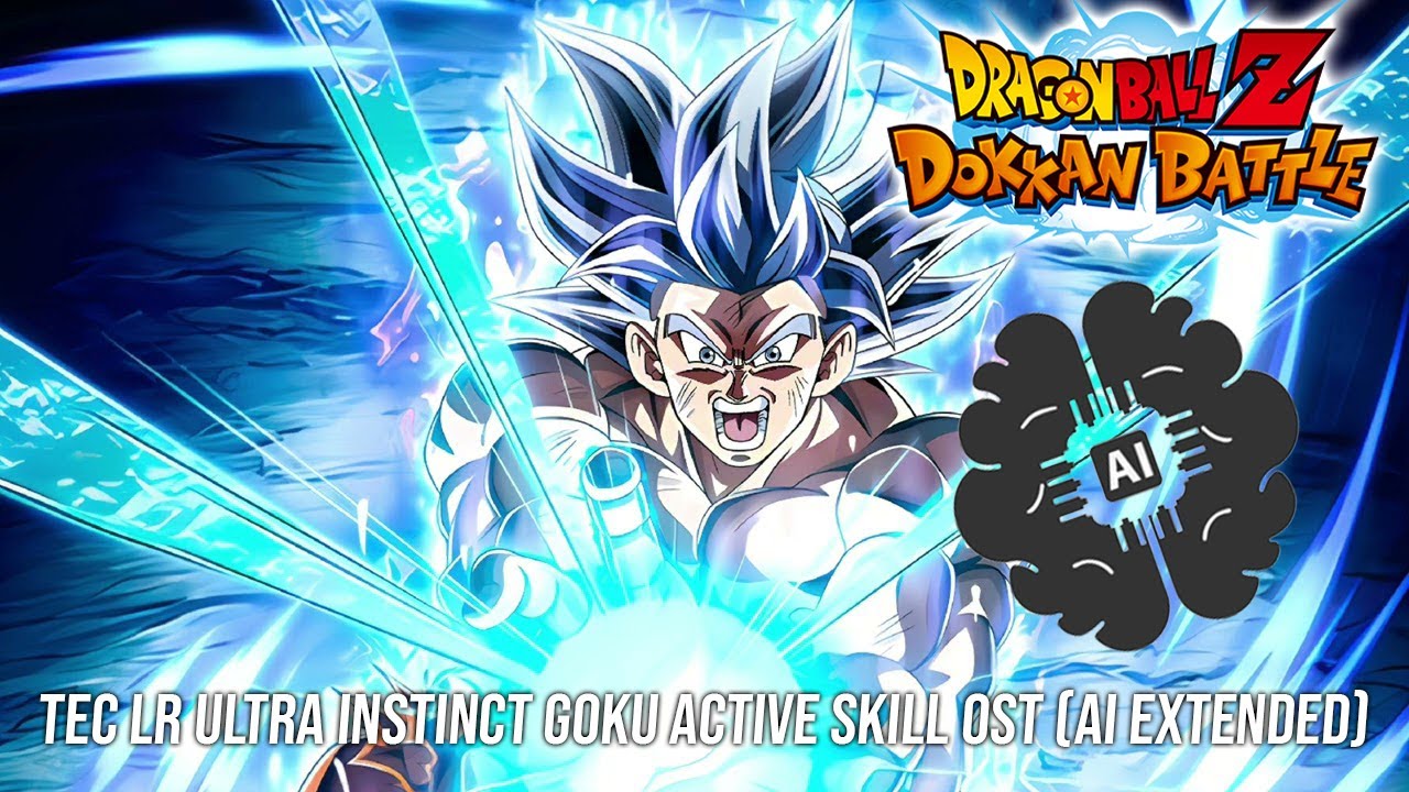 DBZ Dokkan Battle | TEC LR Ultra Instinct Goku Active Skill OST (AI ...