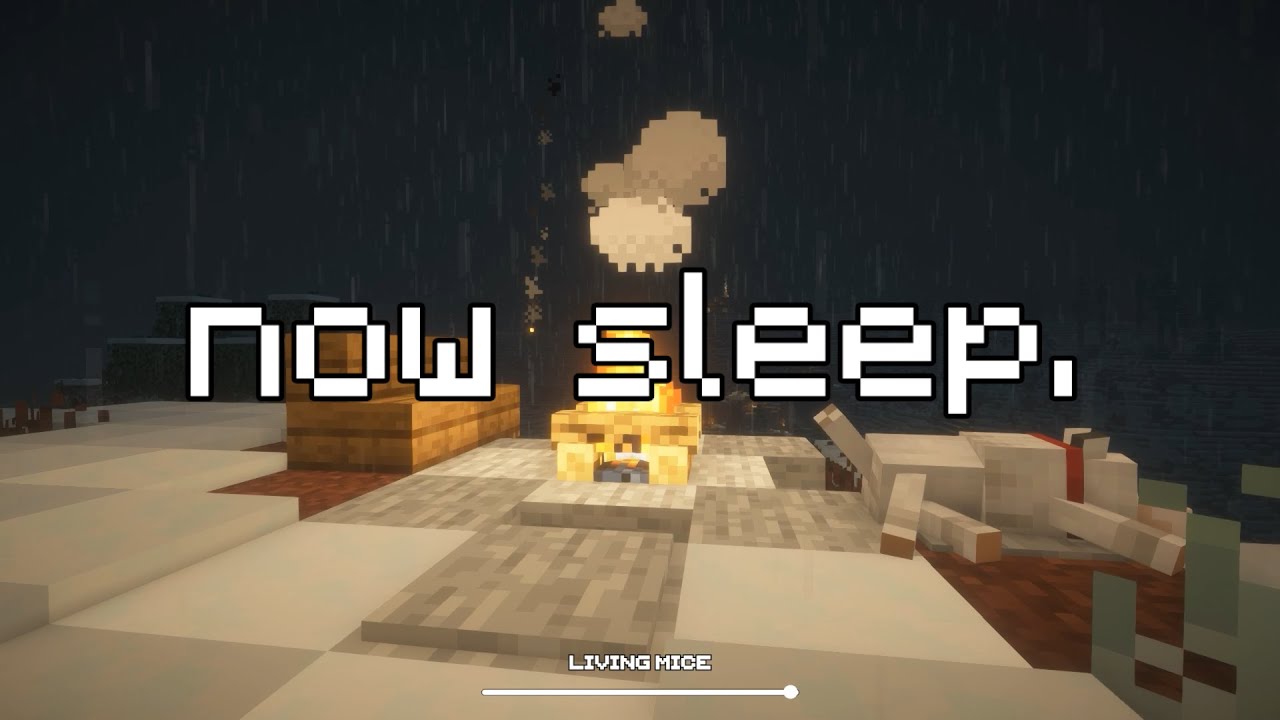 set difficulty to peaceful... (minecraft music, heavy rain) - YouTube