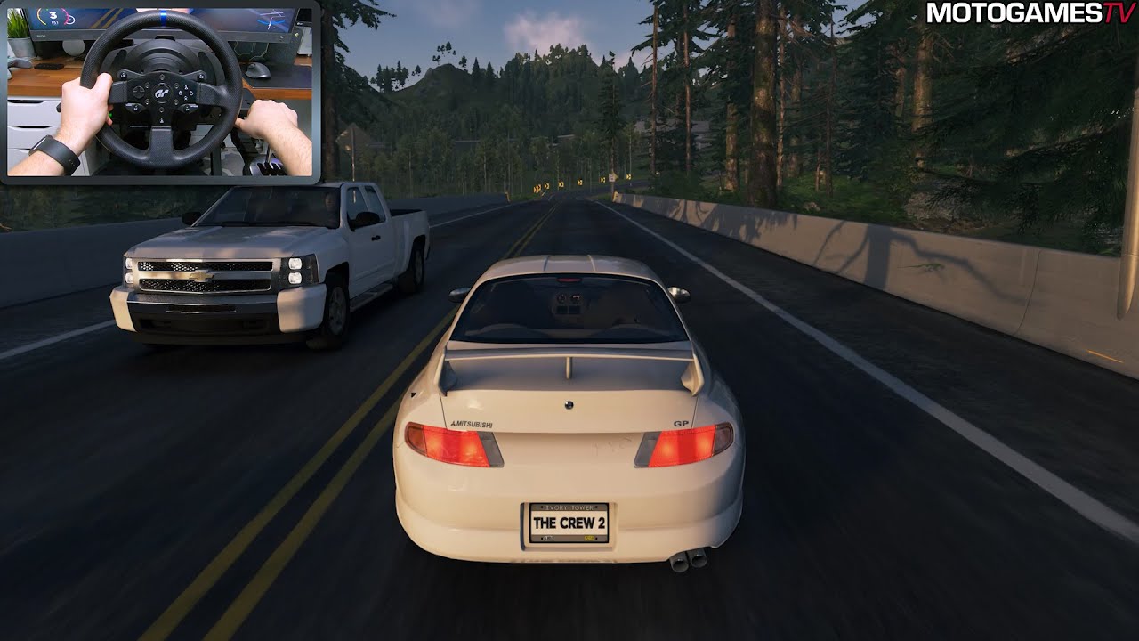 The Crew 2 - 1997 Mitsubishi FTO GP Version R Customization and Gameplay | Thrustmaster T300RS ...