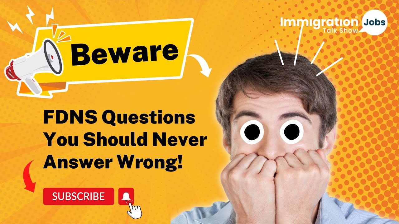 Beware of FDNS Questions You Should Never Answer Wrong! - YouTube