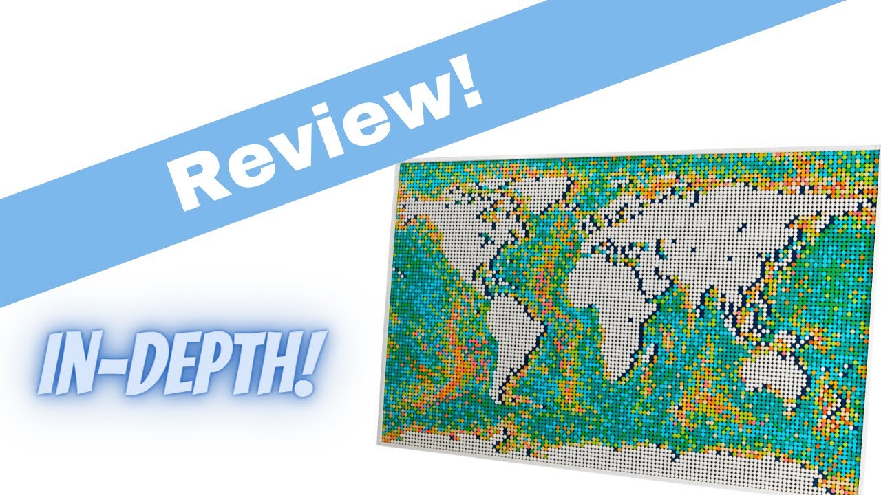 LEGO Art World Map Review! (Set 31203) - YouTube