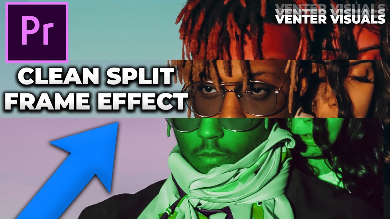 CLEAN SPLIT FRAME EFFECT | Premiere Pro Tutorial - YouTube