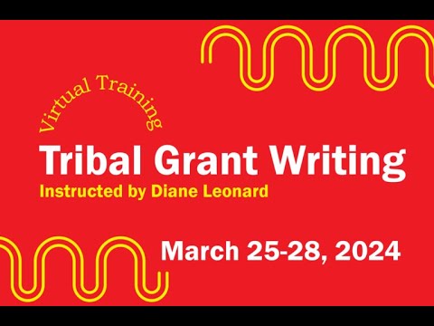 Tribal Grant Writing Day 4 - YouTube