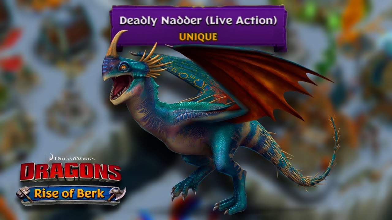 Live Action Deadly Nadder From How To Train Your Dragon 2025 Max Level ...