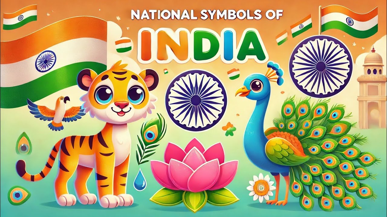 National Symbols of India | Learn National Symbols for Kids | Flowers ...