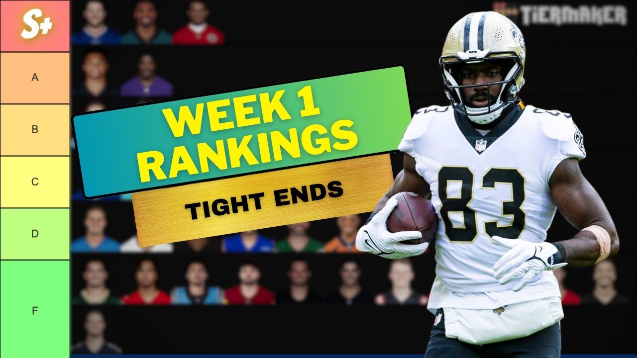 Fantasy Football Week 1 TE Rankings: Replacing Mark Andrews, Luke Musgrave, Juwan Johnson ...