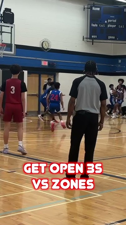 How To Get Open 3s vs a Zone Defense - YouTube
