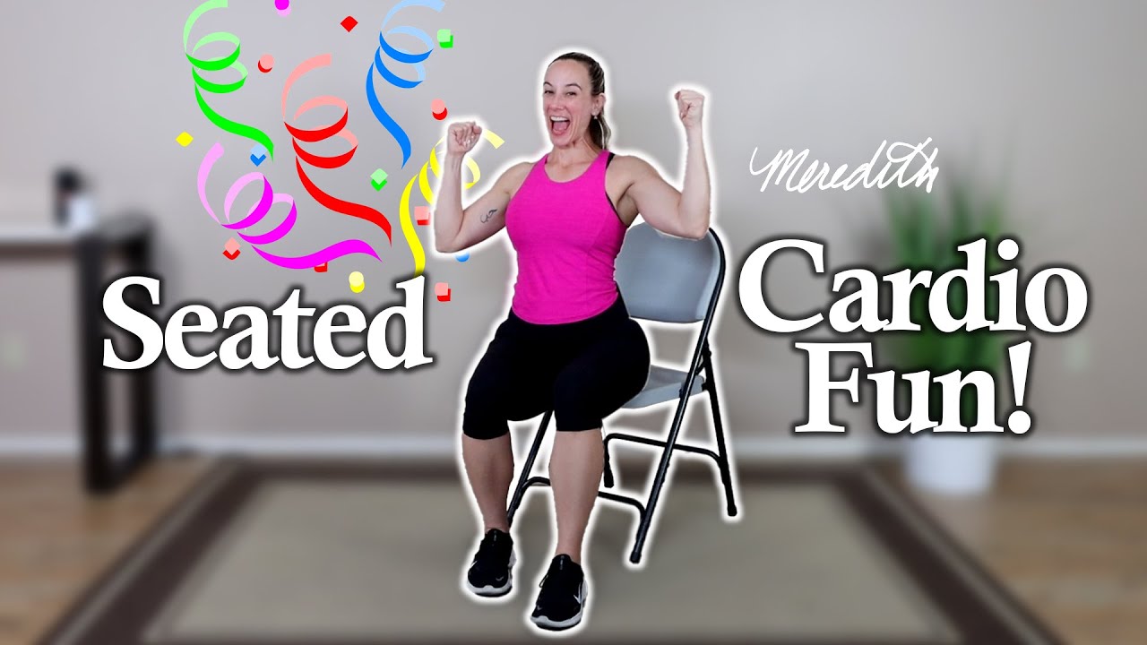 Seated Low Impact Cardio Fun! | For Seniors and Beginners | No Equipment Needed | 30 Min - YouTube