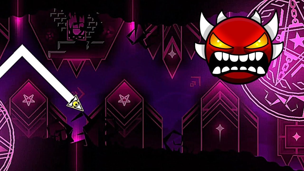 Arcane by qMystic (Insane Demon 10☆) 21 - 41, with clicks | Geometry Dash - YouTube