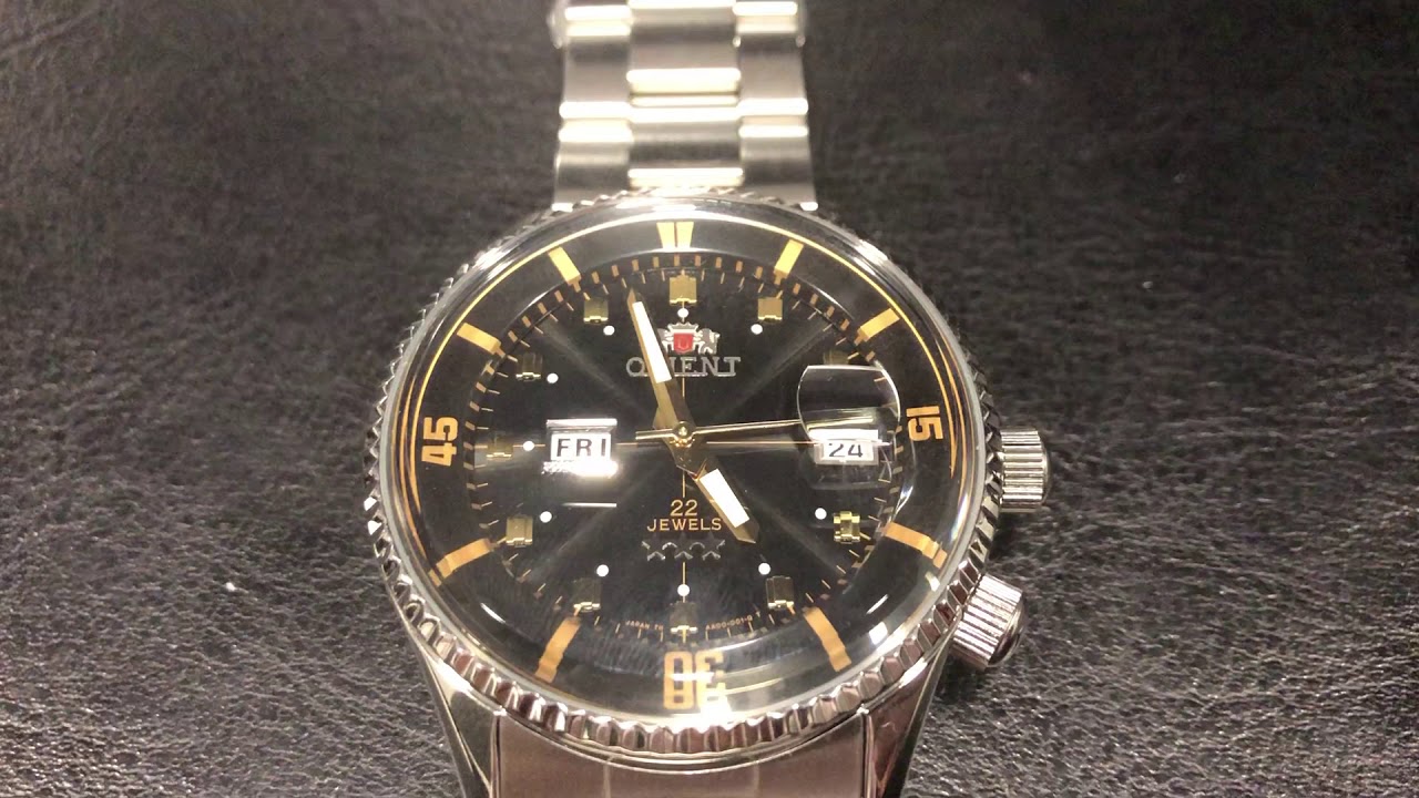 Orient Automatic King Master WV0021A - seconds hand movement - YouTube