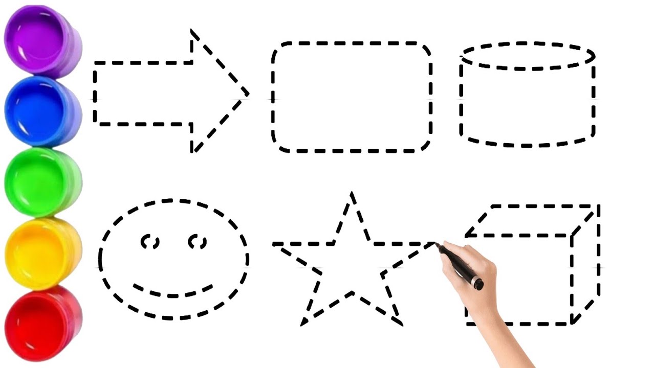 Shape and Color Scavenger Hunt Challenge - YouTube