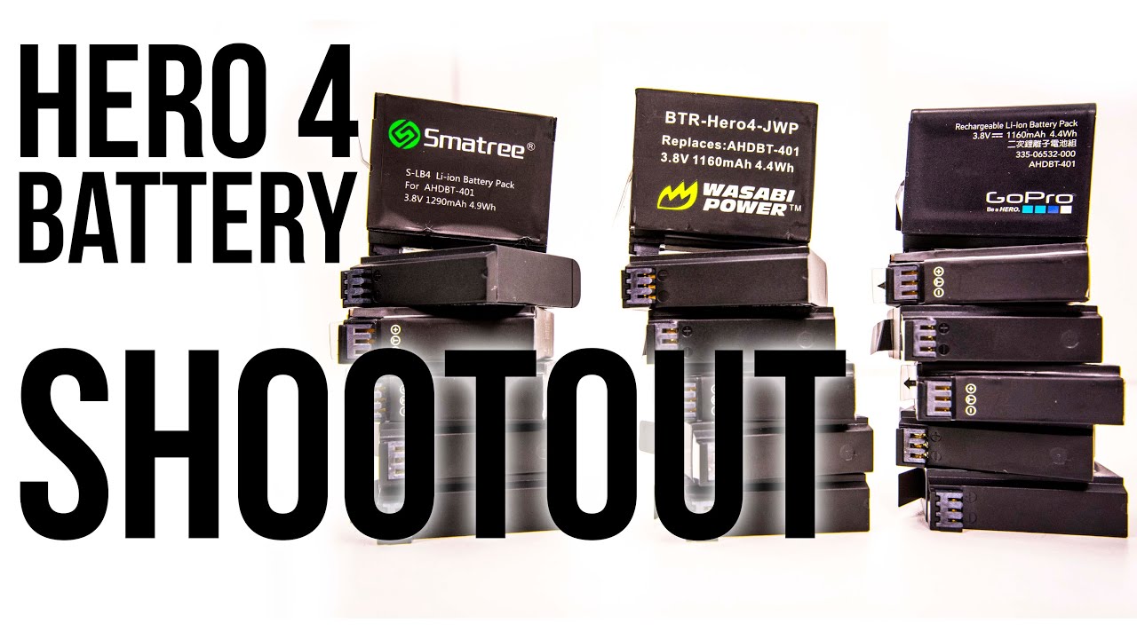 GoPro HERO4 Battery Shootout - YouTube