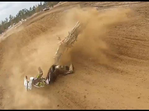 BAD Motocross CRASH -Broken Leg - YouTube