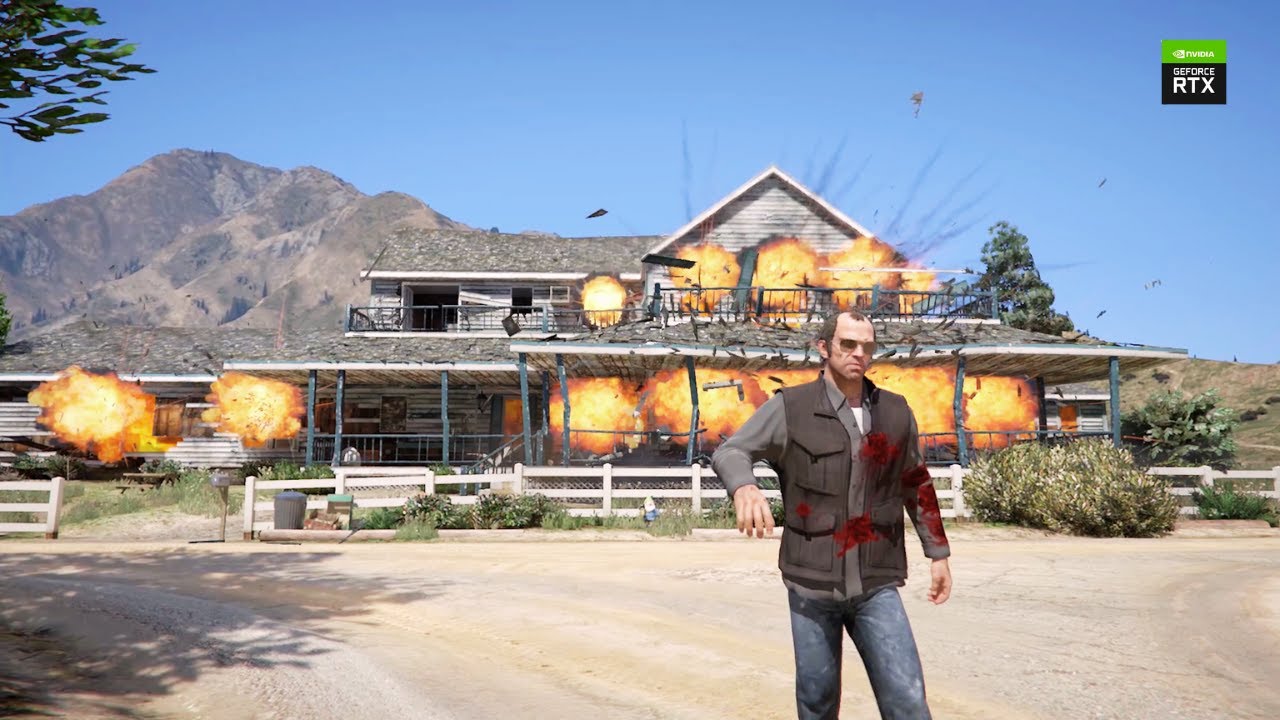 GTA V Enhanced Full Raytracing Gamplay | Graphic Mod CoreFx | Part 6 ...